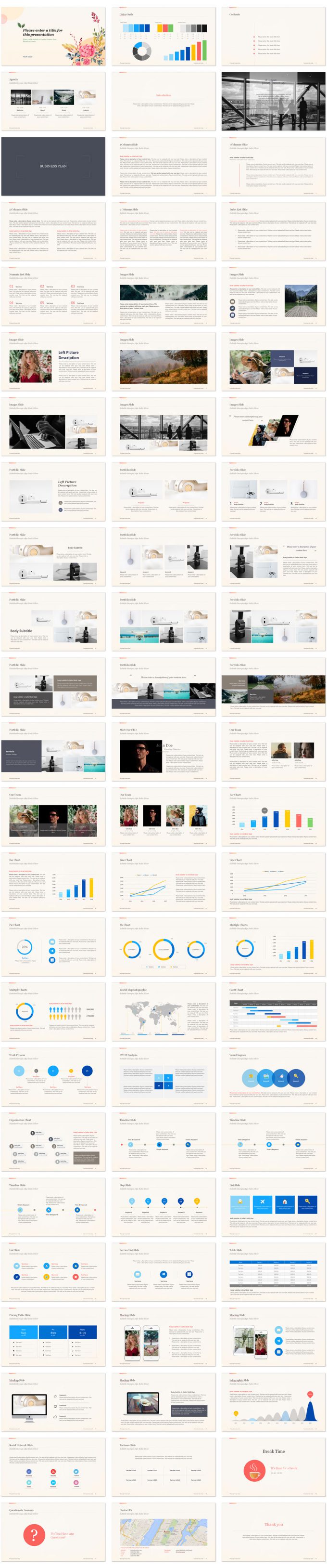 Beautiful PowerPoint Template - Download PowerPoint | PPTWear.com
