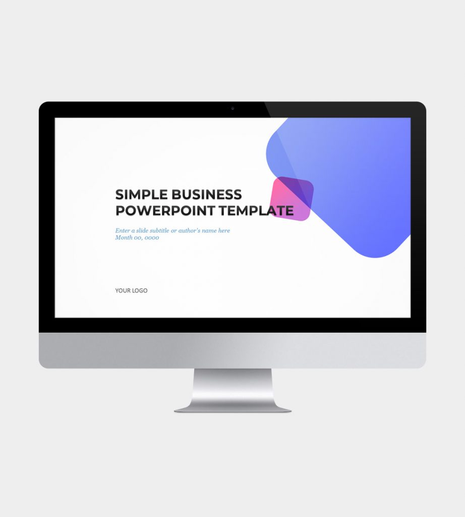 Simple Business PowerPoint Template - Download PowerPoint Simple Business PowerPoint Template - Download PowerPoint