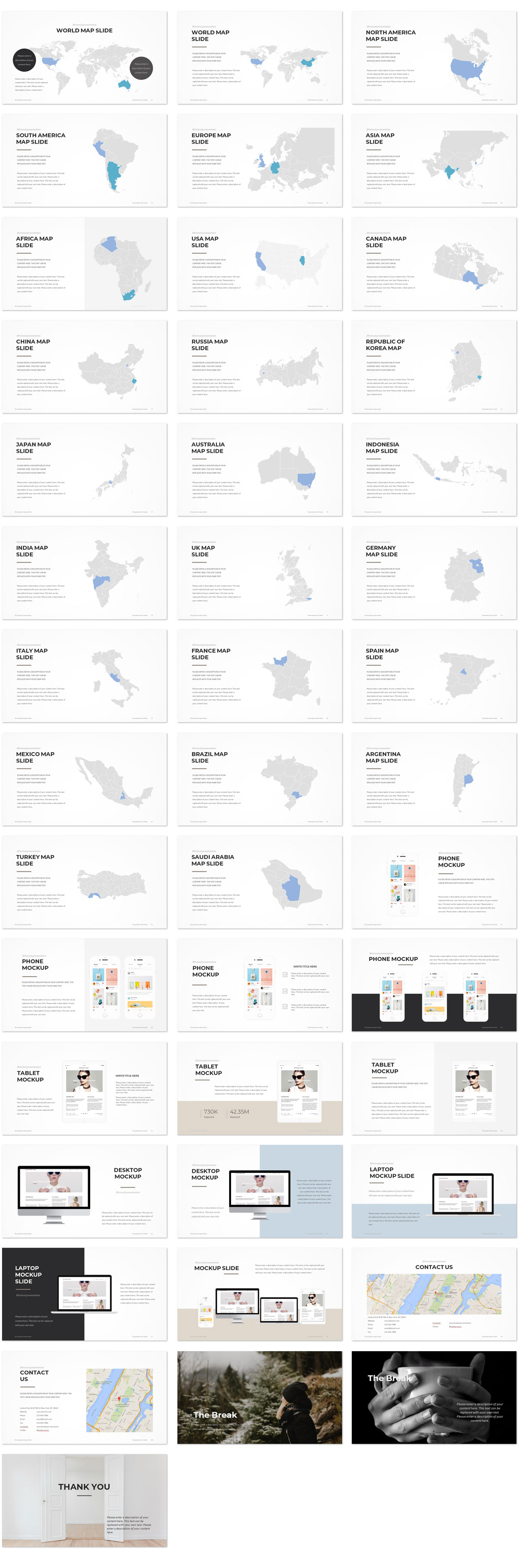 Simple PowerPoint Template - Download PowerPoint | PPTWear Simple PowerPoint Template - Download PowerPoint | PPTWear