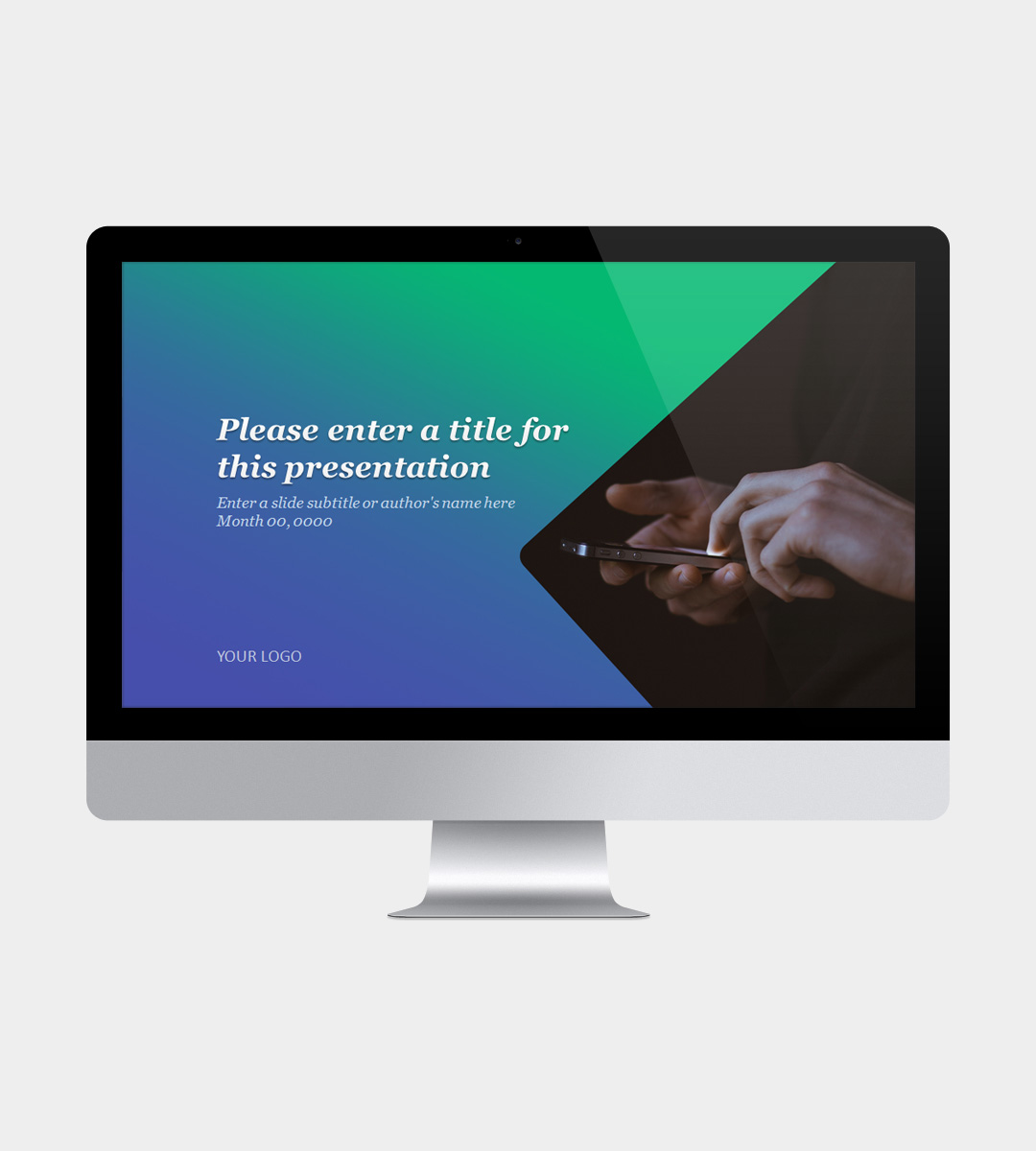 Mobile PowerPoint Template Download PowerPoint PPTWear