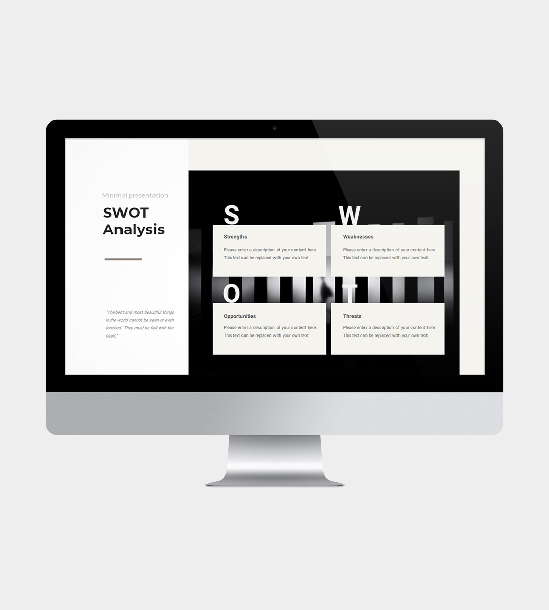 SWOT Analysis Template Download PowerPoint PPTWear