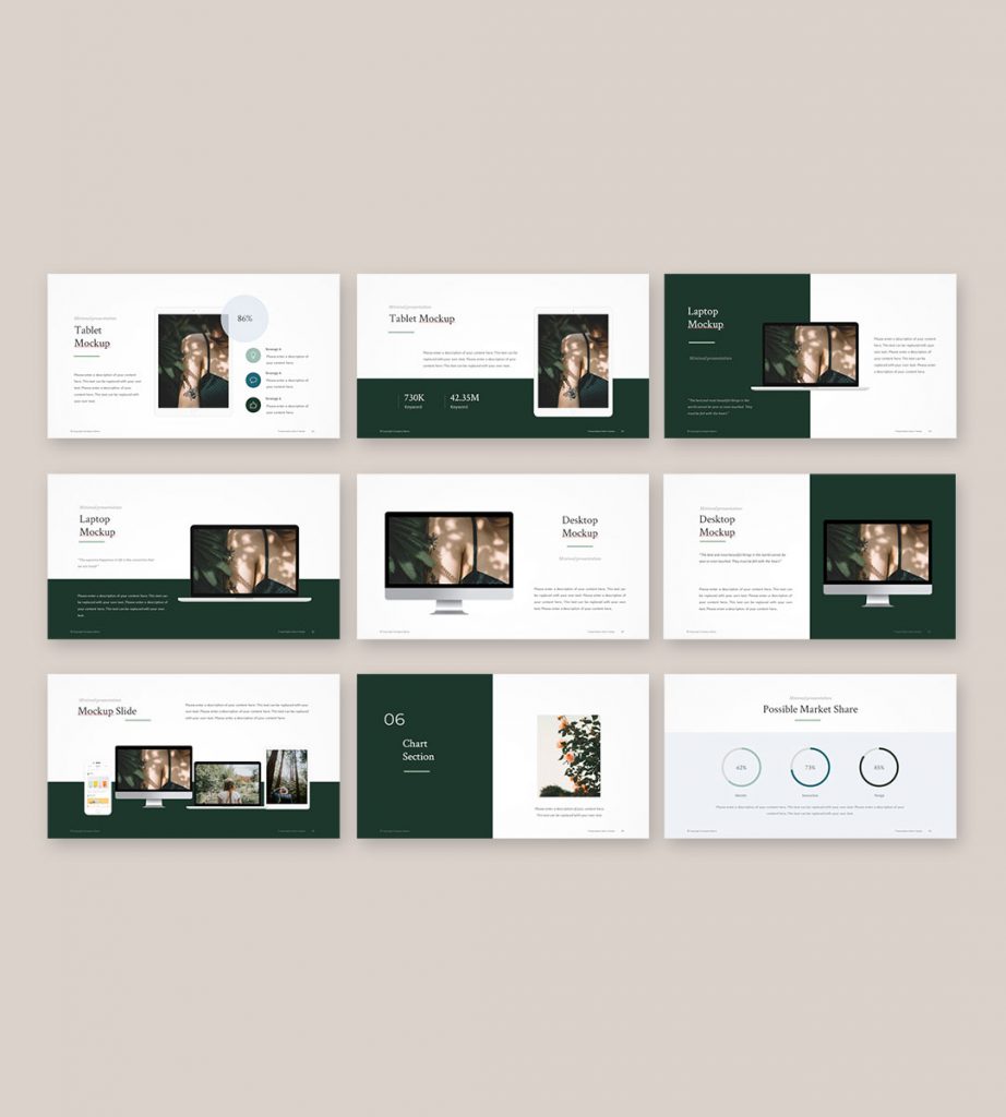 Minimal Portfolio PowerPoint Template - Download PowerPoint Minimal Portfolio PowerPoint Template - Download PowerPoint