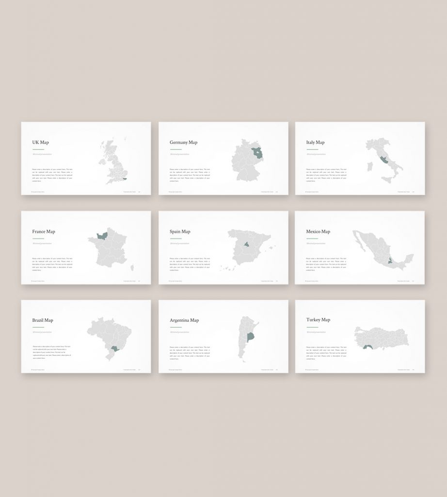 Minimal Portfolio PowerPoint Template - Download PowerPoint
