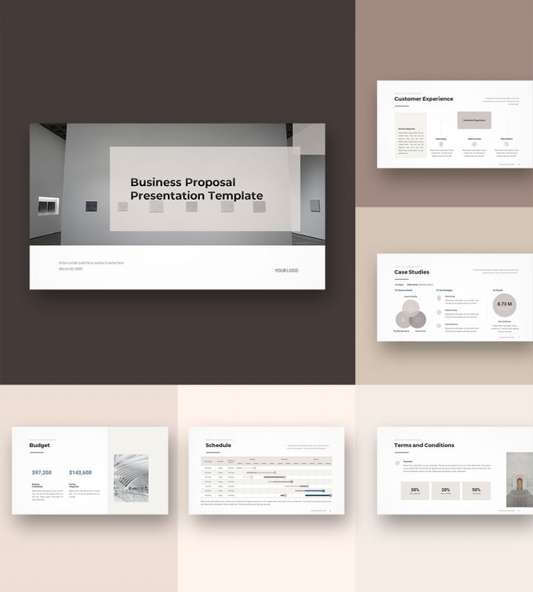 Business Proposal Presentation Template | 110+ Slides