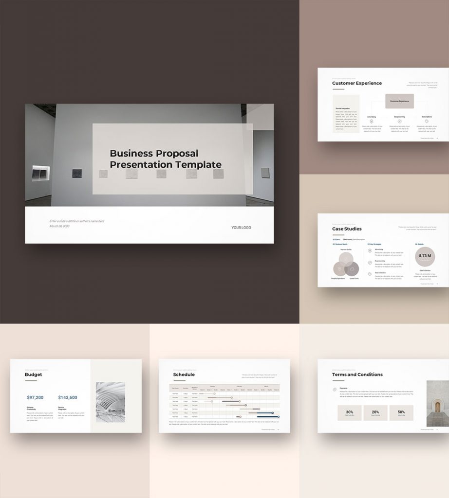 Business Proposal Presentation Template | 110+ Slides