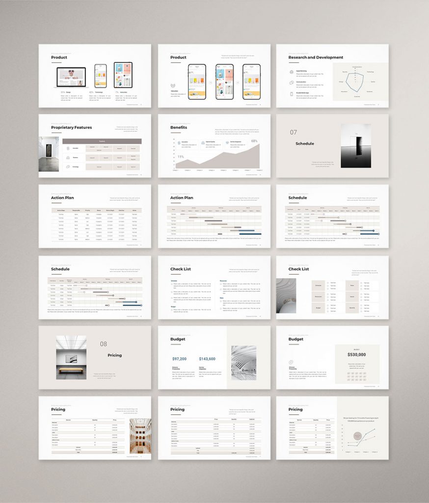 Business Proposal Presentation Template | 110+ Slides