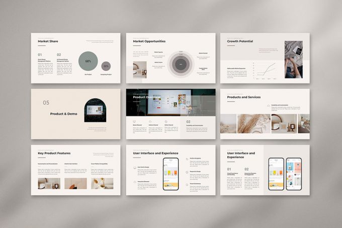 Canva Pitch Deck Presentation Template
