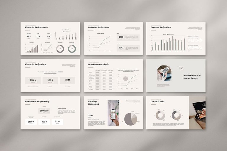 Canva Pitch Deck Presentation Template