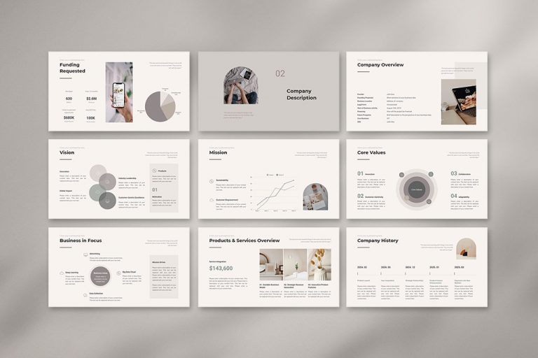 Canva Business Plan Template