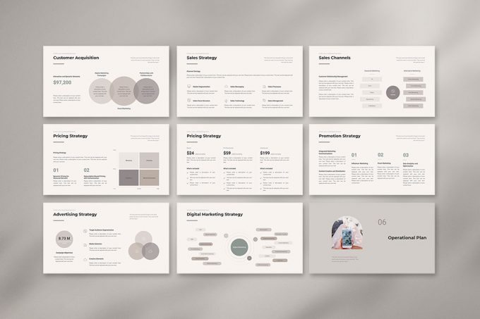 Canva Business Plan Template