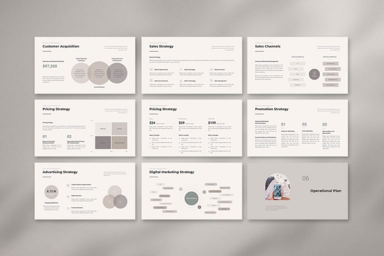 Canva Business Plan Template