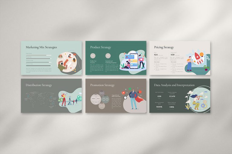 Canva Marketing Strategy Template