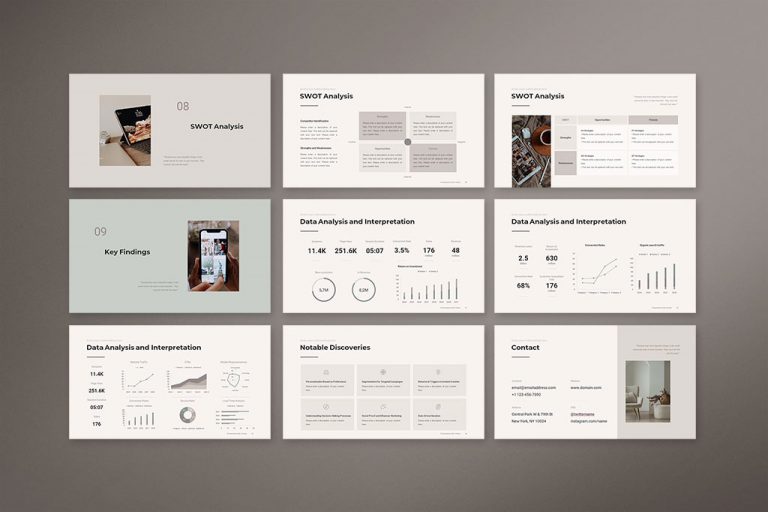 Market Research Presentation Template | Data-Driven Insights